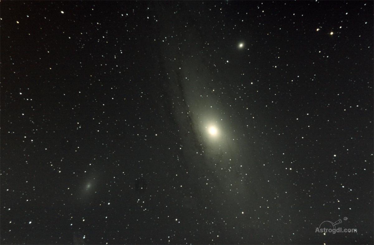 M31 Andromeda Galaxy with Canon 40D | AstroGDL, Amateur Astronomy